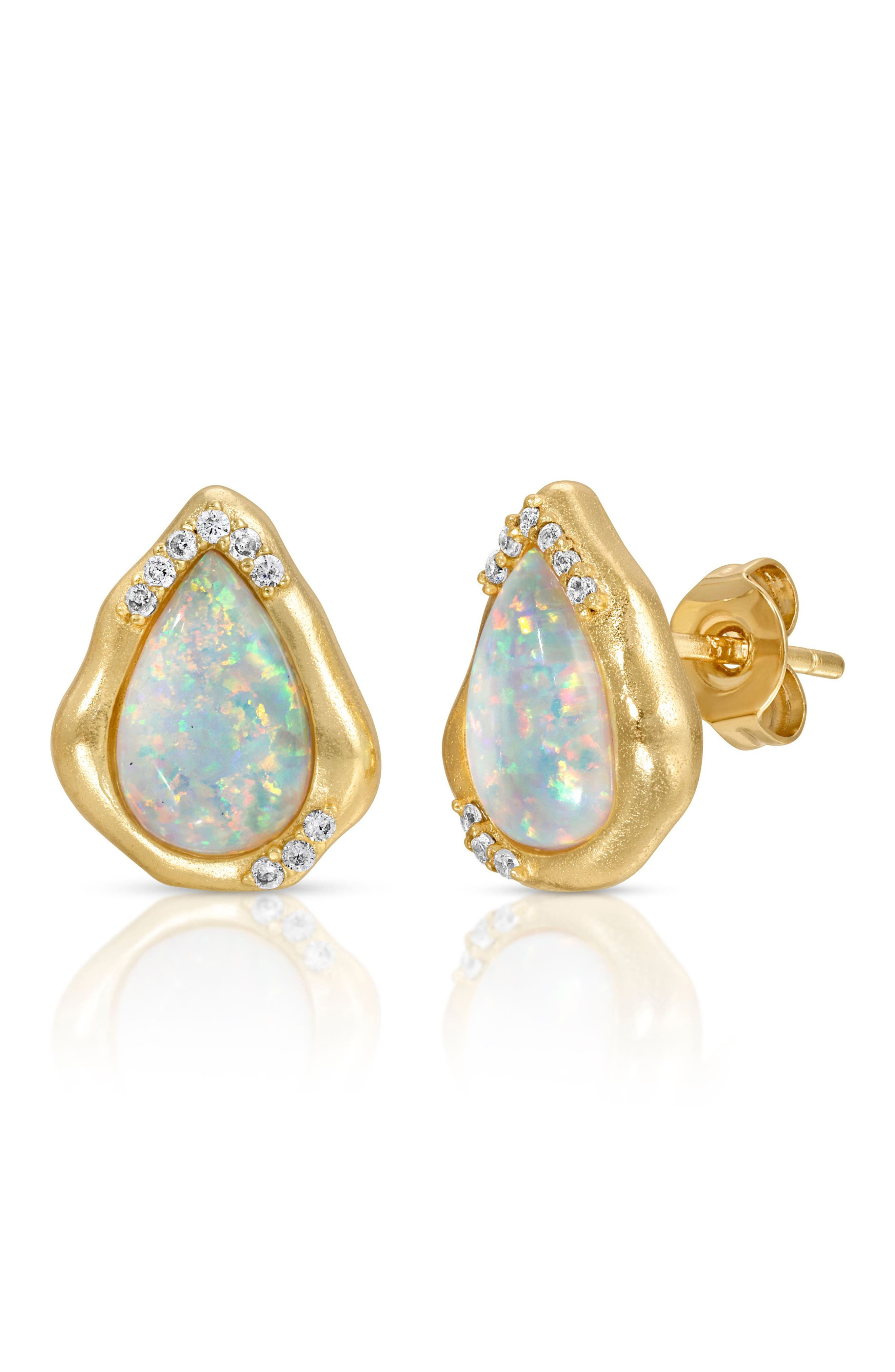 Joy Dravecky Luster Opal Stud Earrings | Nordstrom