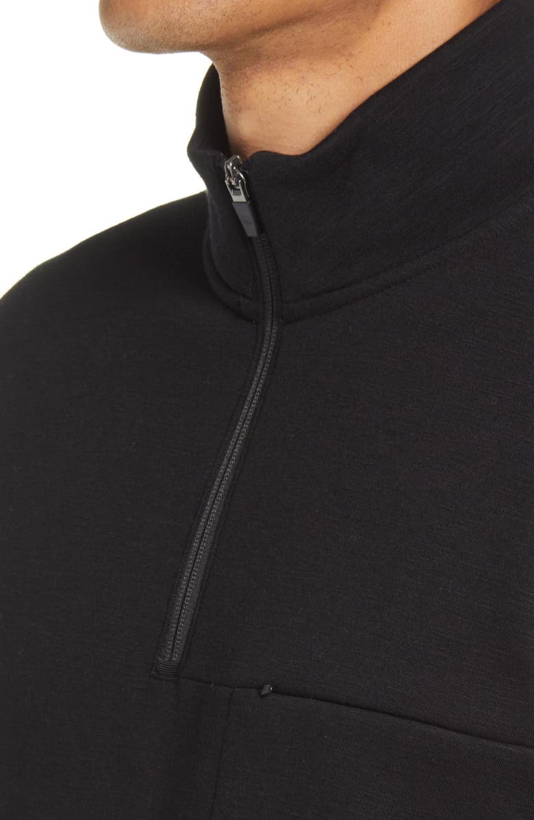 Open Edit Front Zip Fleece Pullover | Nordstromrack
