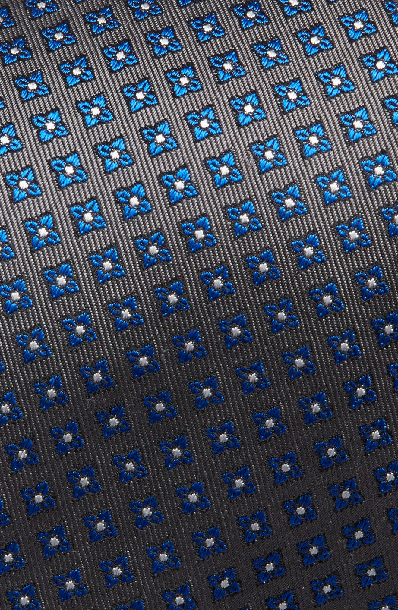 David Donahue Neat Floral Medallion Silk Tie | Nordstrom