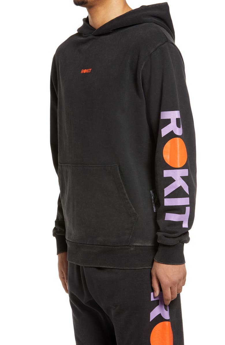 Rokit Core Logo Graphic Hooded Sweatshirt | Nordstromrack