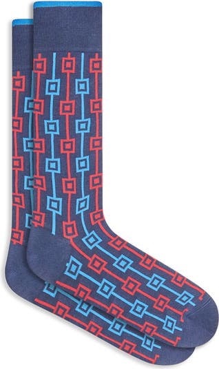 Bugatchi Geo Pattern Dress Socks | Nordstrom