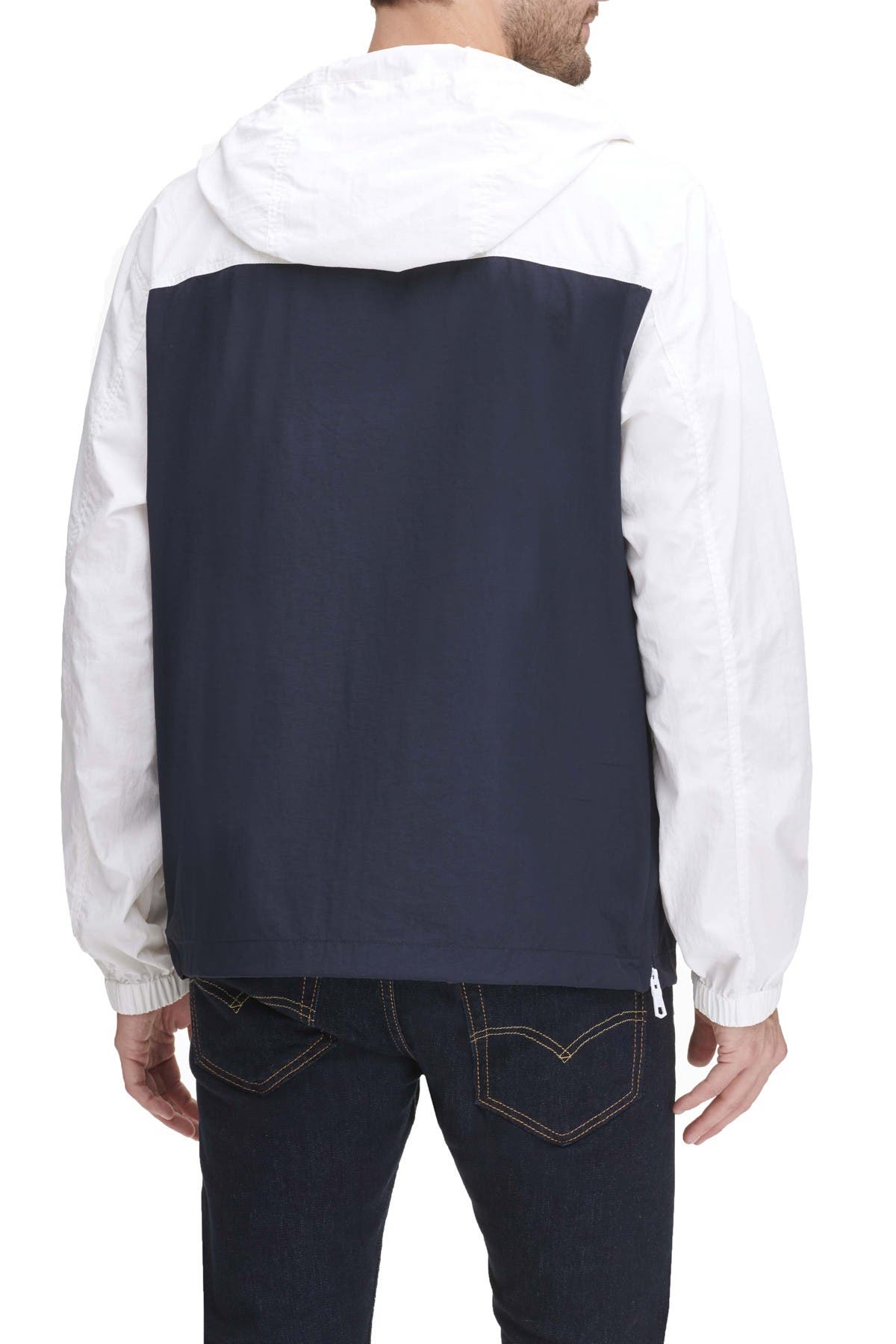 Tommy Hilfiger Taslan Colorblock Water Resistant Hooded Jacket ...