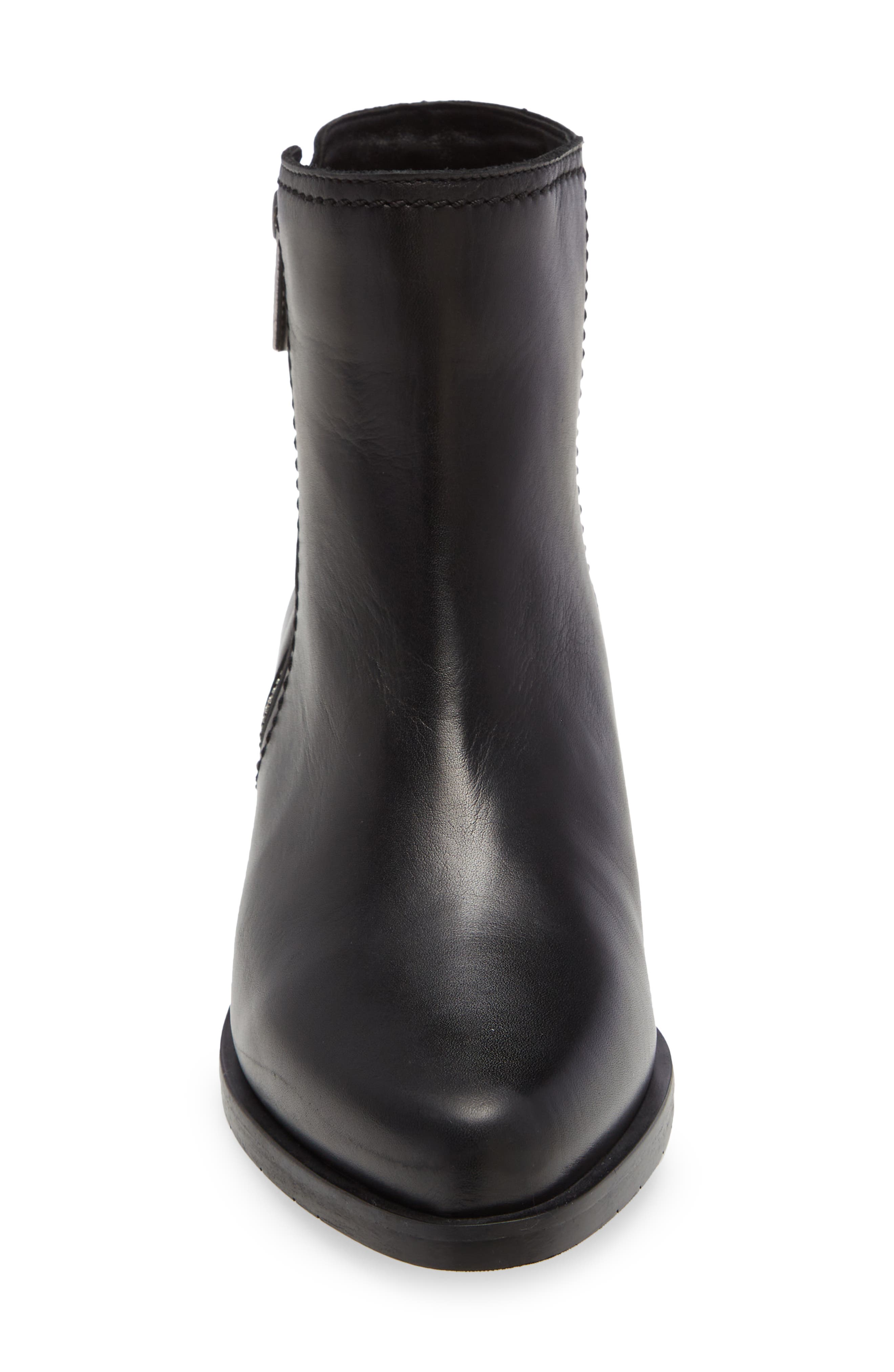 Aquatalia Water Resistant Geanna Block Heel Bootie (Women) | Nordstromrack
