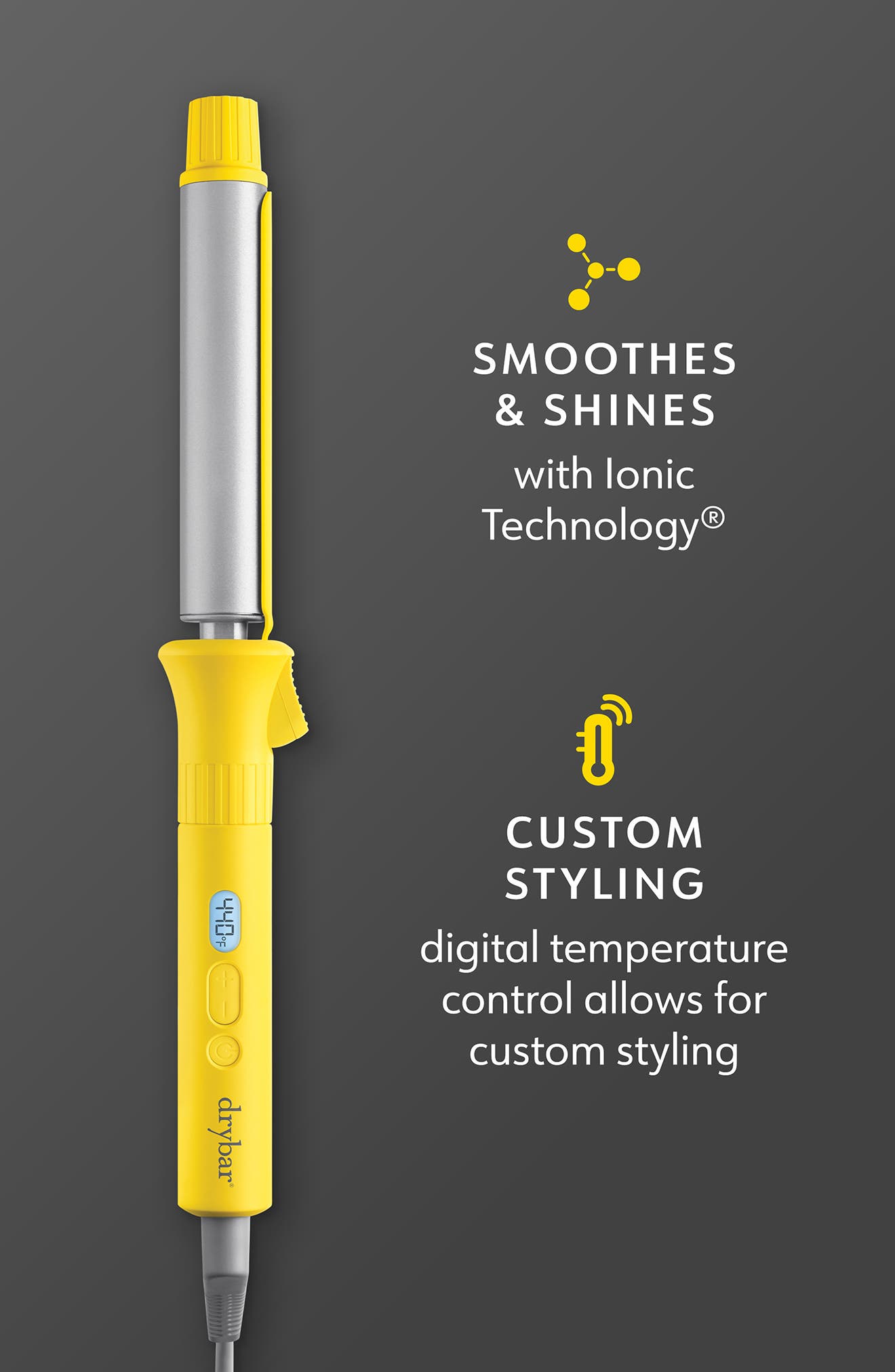 Drybar 3-Day Bender 1.25-Inch Rotating Digital Curling Iron | Nordstrom