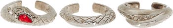 Roberto Cavalli Stacked Snake Rings - Set of 3 | Nordstromrack