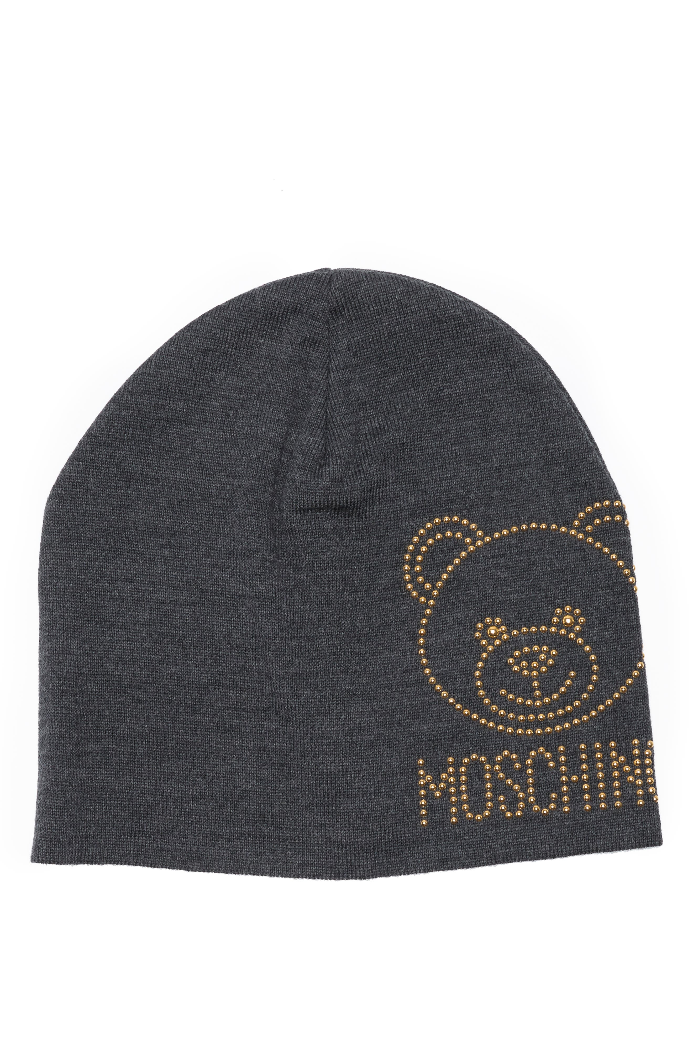 Stud Logo Wool Beanie (Women) | Nordstromrack
