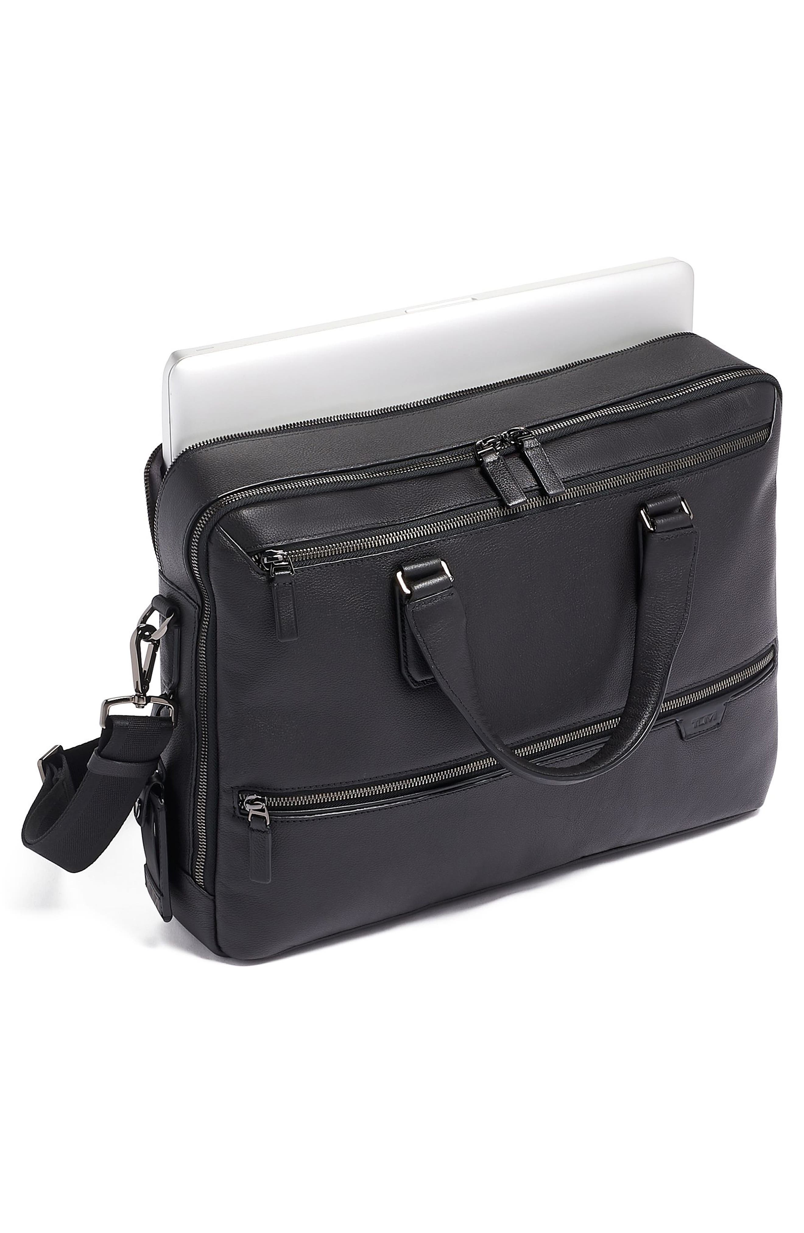 TUMI Harrow Double Zip Leather Briefcase | Nordstromrack
