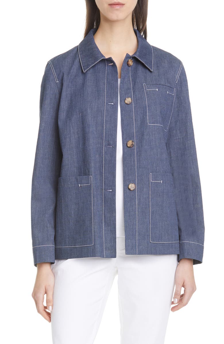 Lafayette 148 New York Wellesley Chore Jacket | Nordstrom