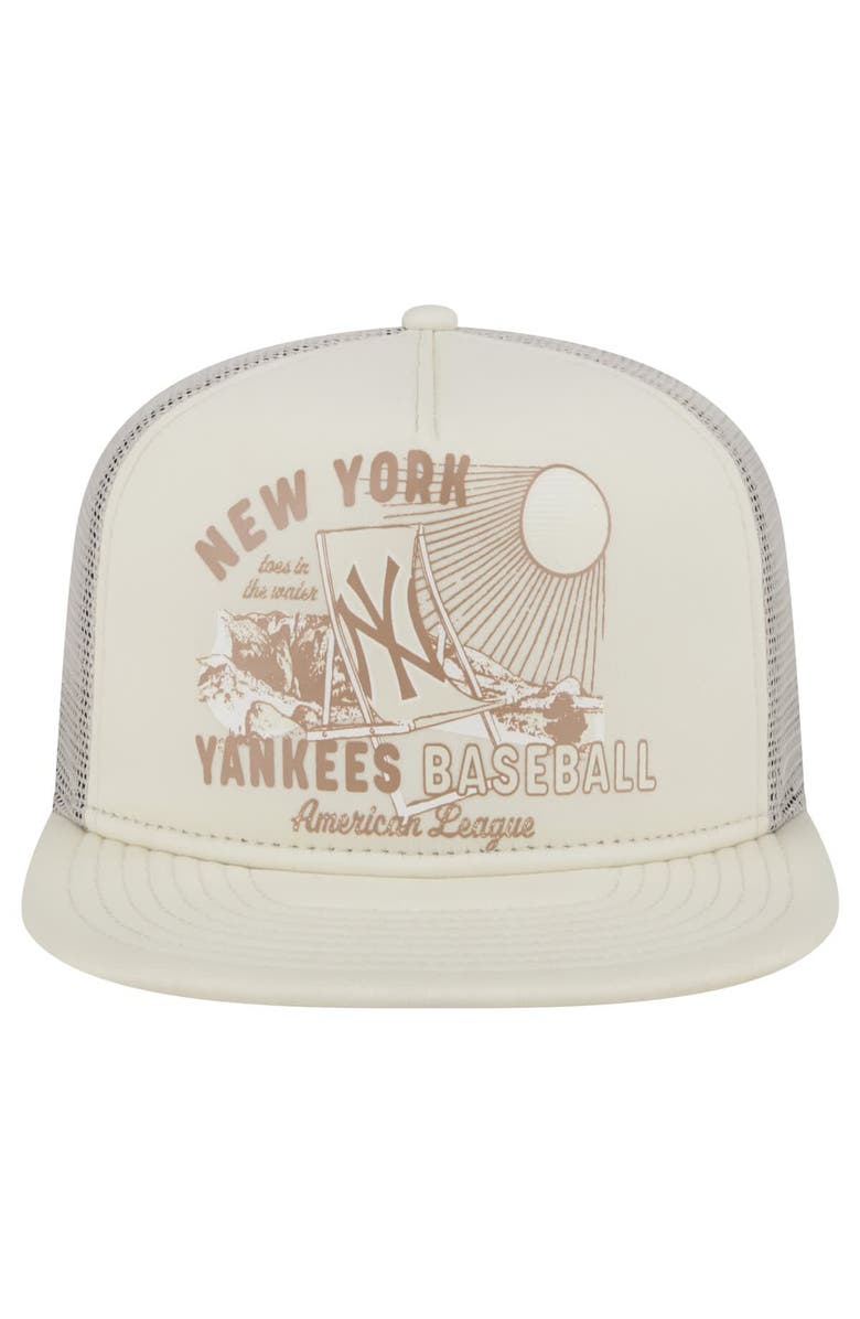 New Era Men's New Era Khaki New York Yankees Almost Friday A-Frame ...