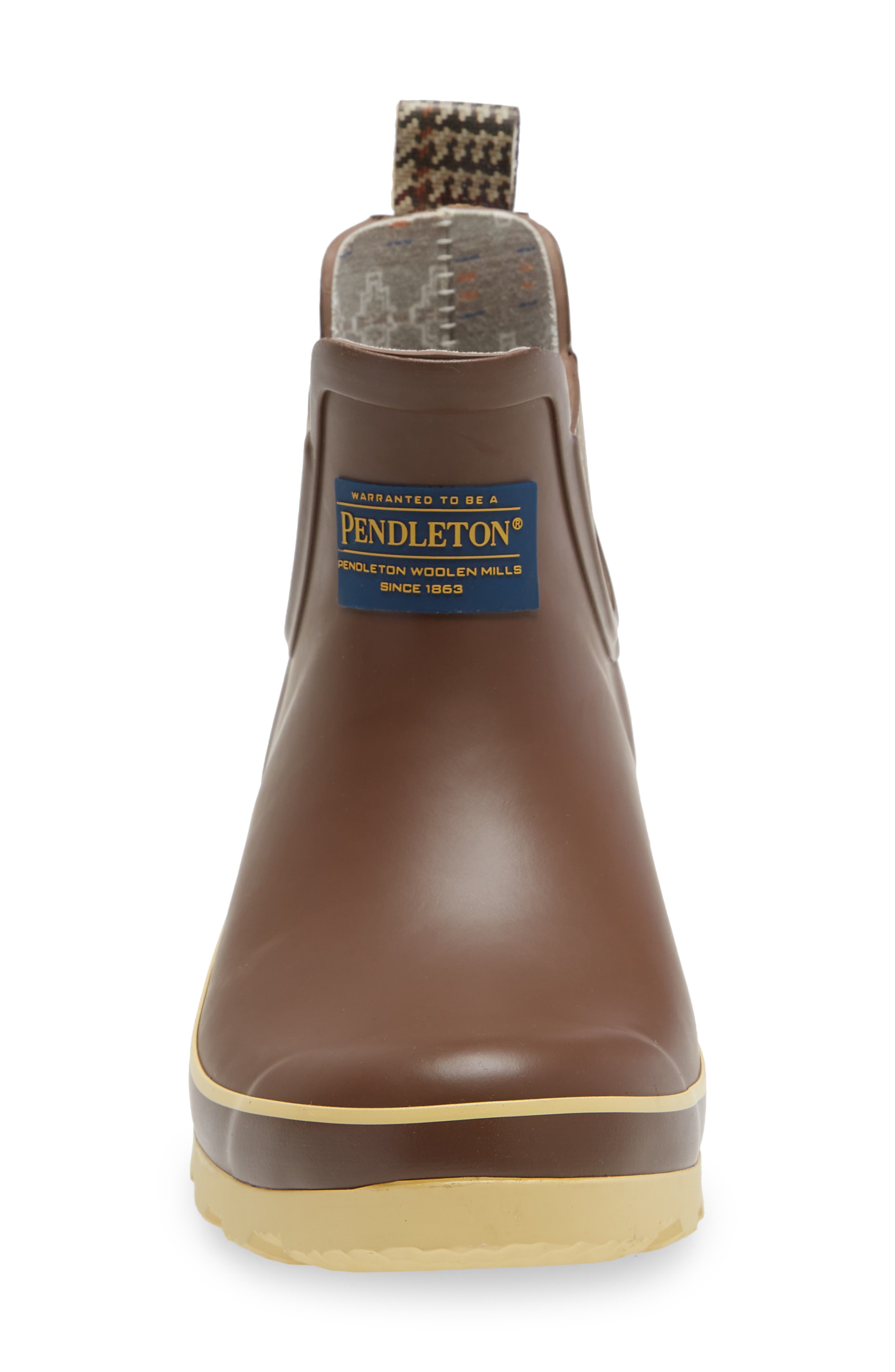 Pendleton Glen Plaid Chelsea Waterproof Rain Boot (Women) | Nordstrom