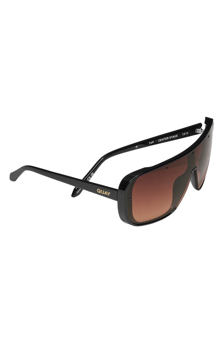 QUAY Center Stage 146mm Gradient Shield Sunglasses | Nordstromrack