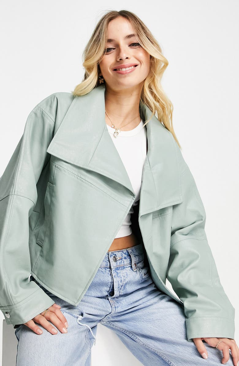 ASOS DESIGN Faux Leather Jacket | Nordstrom