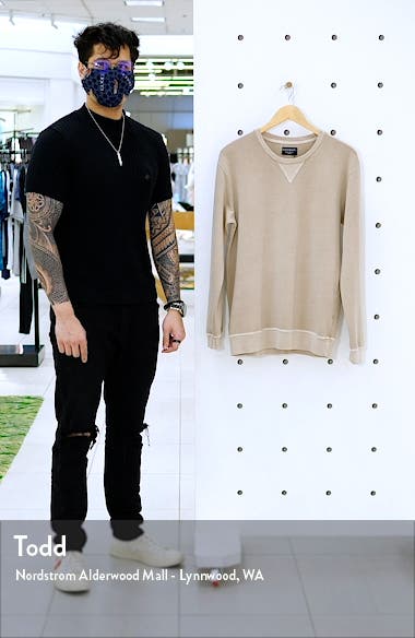 Goodlife Sun Faded Micro Terry Cloth Sweatshirt | Nordstromrack