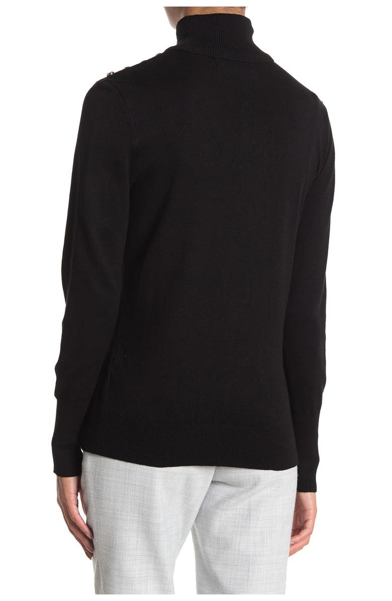 Joseph A Button Shoulder Turtleneck Sweater | Nordstromrack