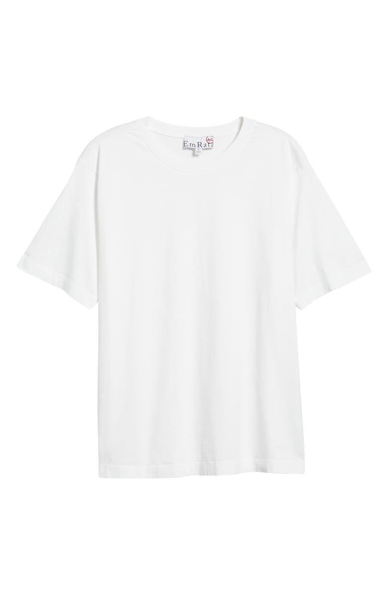 AG x EmRata Albright Stretch Cotton Boyfriend T-Shirt | Nordstromrack