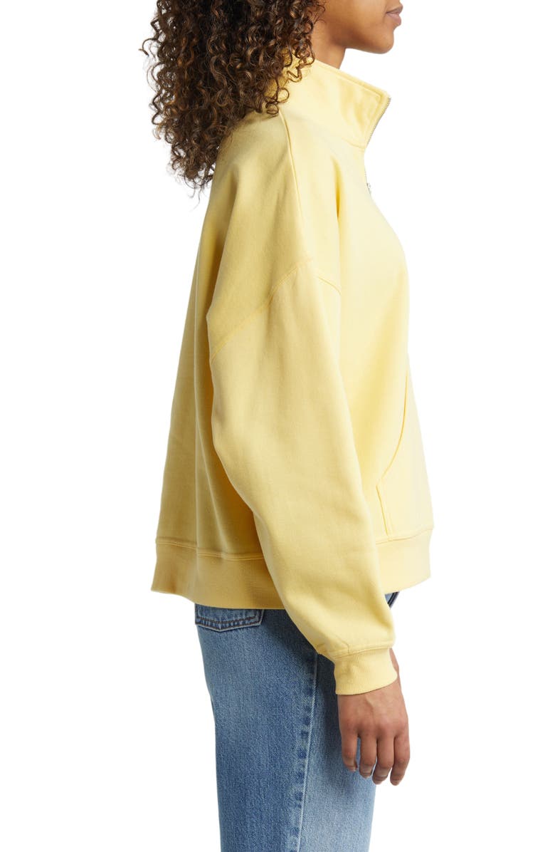 Vinyl Icons Smile Quarter Zip Cotton Blend Pullover | Nordstromrack