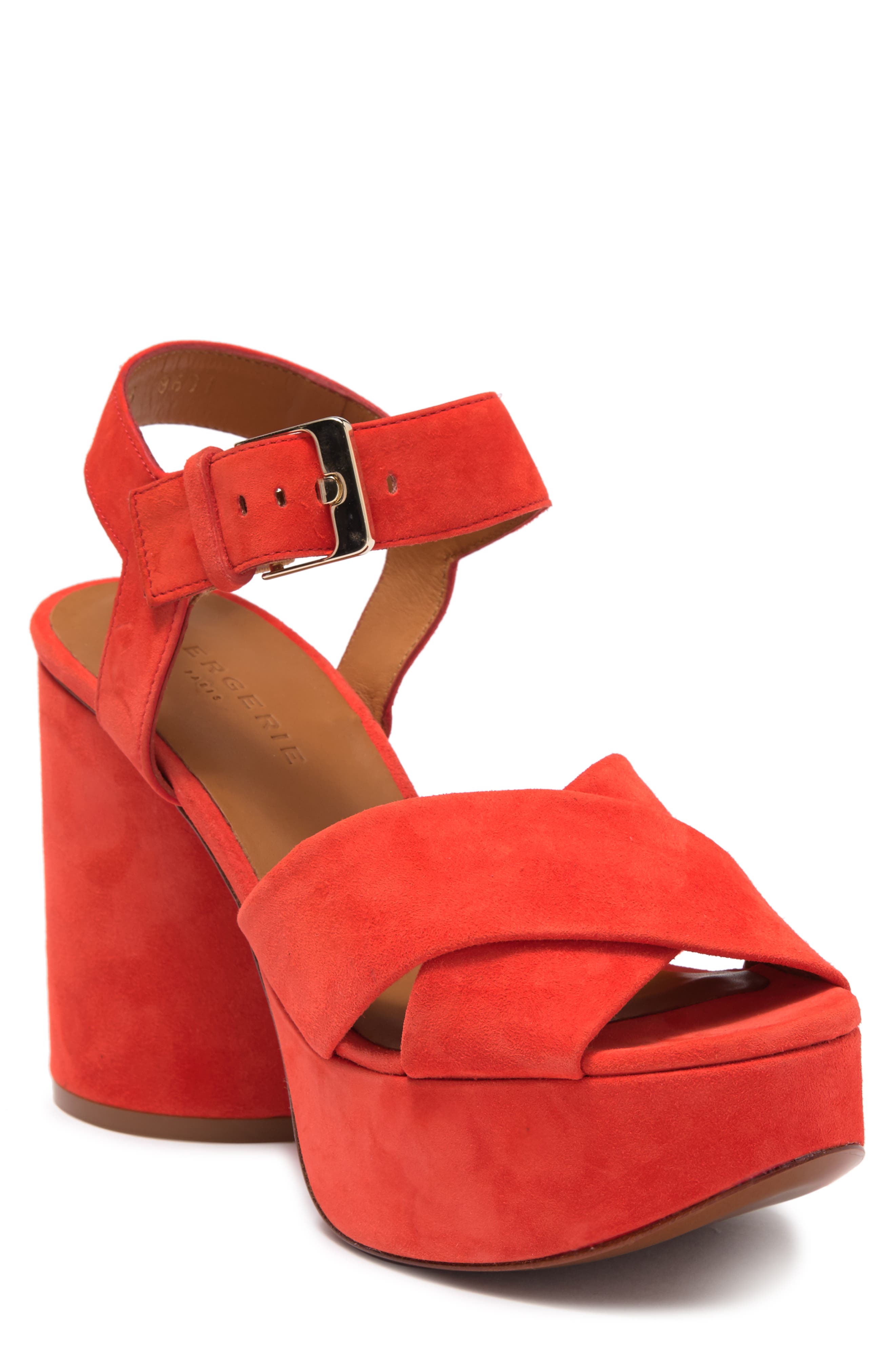 Robert Clergerie Vianne Suede Platform Sandal | Nordstromrack