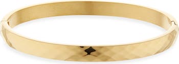 Sterling Forever Verlyn Hammered Bangle Bracelet | Nordstromrack