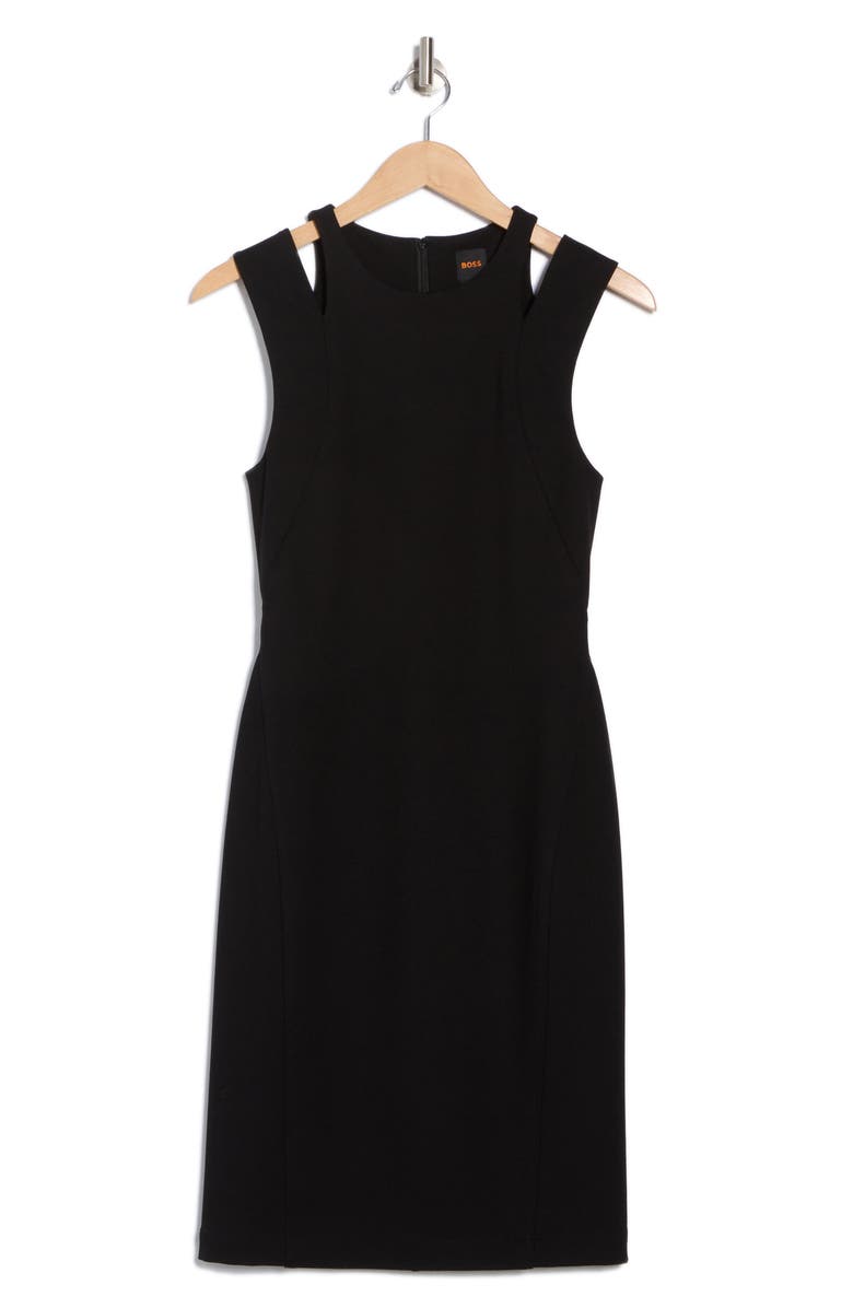 BOSS Orange Dodie Shoulder Cutout Sheath Dress | Nordstromrack
