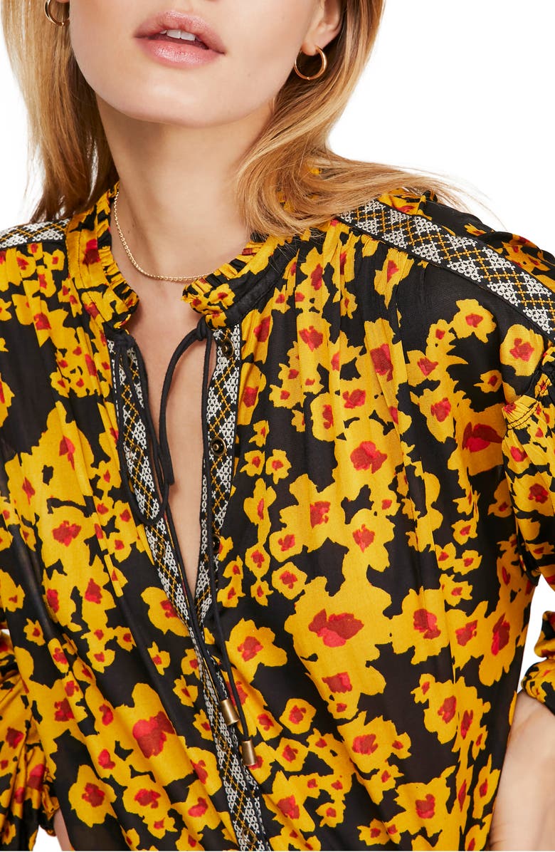 Free People Love Letter Floral Print Tunic | Nordstromrack