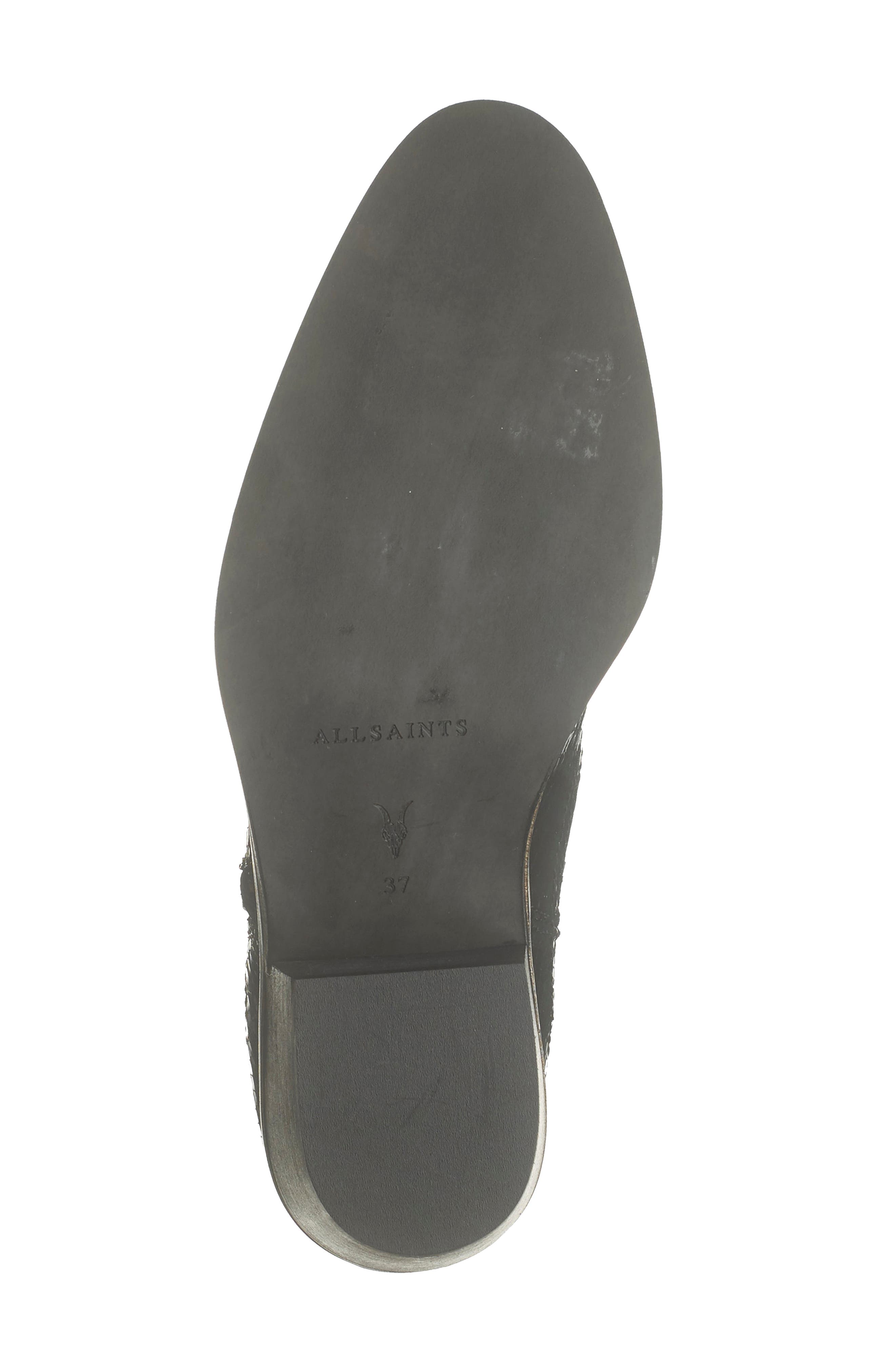 AllSaints Carlotta Snake Print Zip Bootie (Women) | Nordstromrack