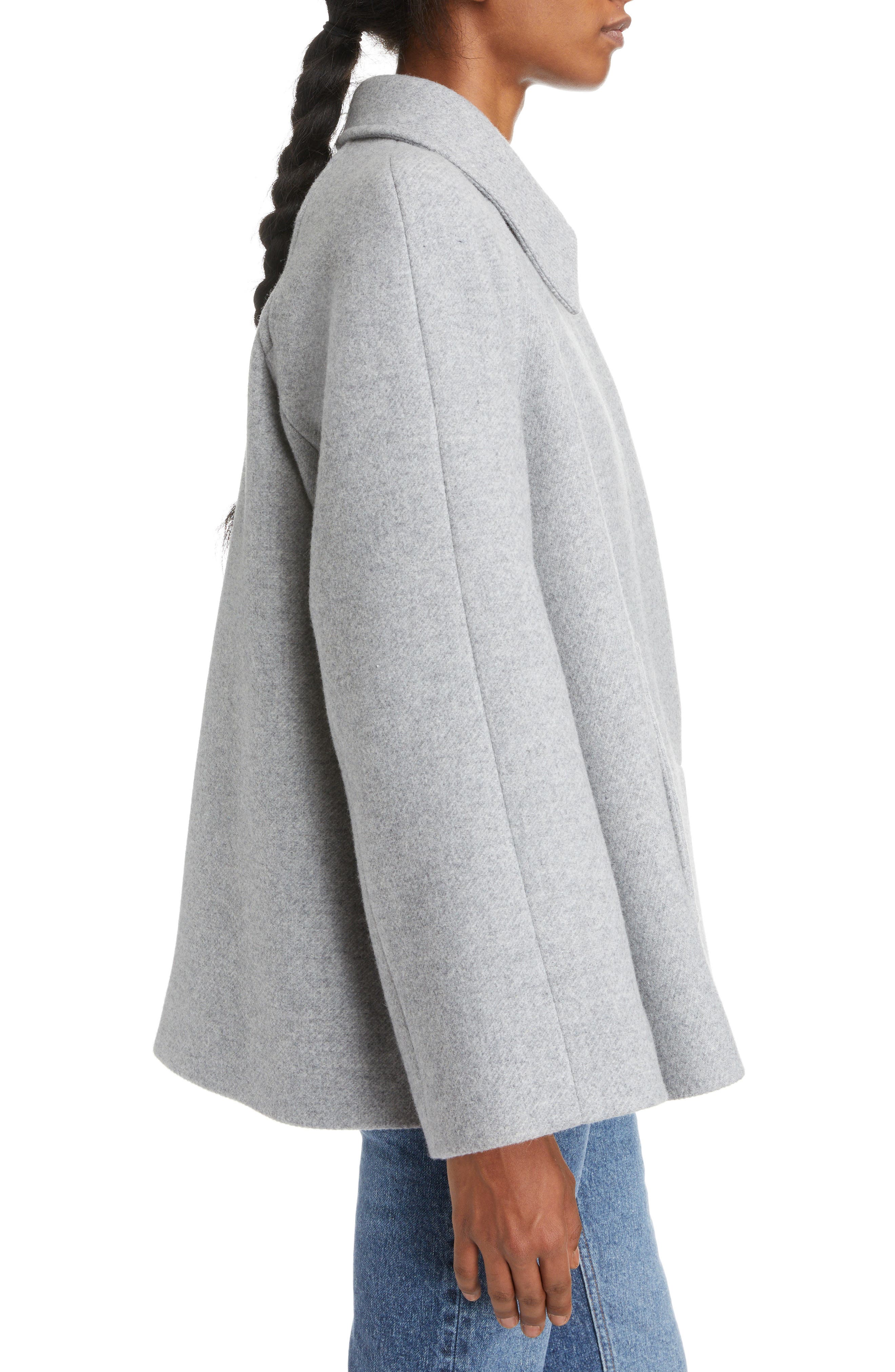 Chloé Short Soft Wool Blend Cape Coat | Nordstrom