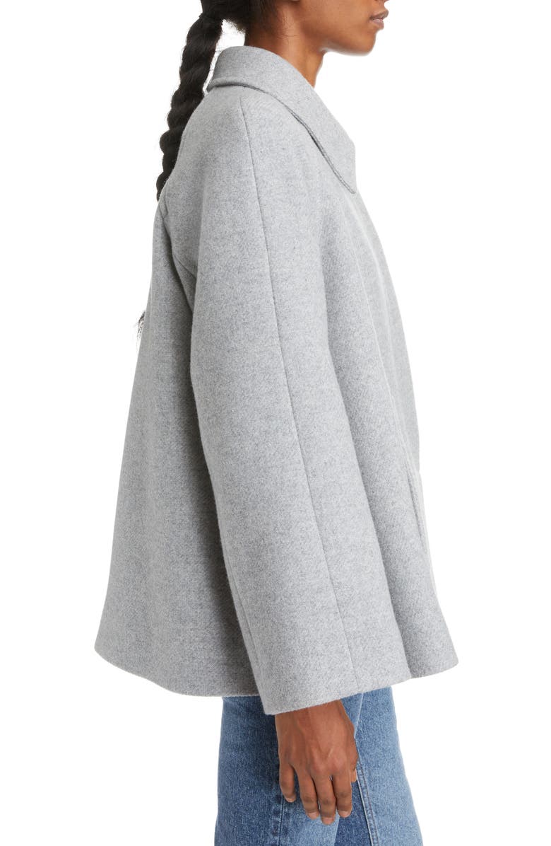 Chloé Short Soft Wool Blend Cape Coat | Nordstrom