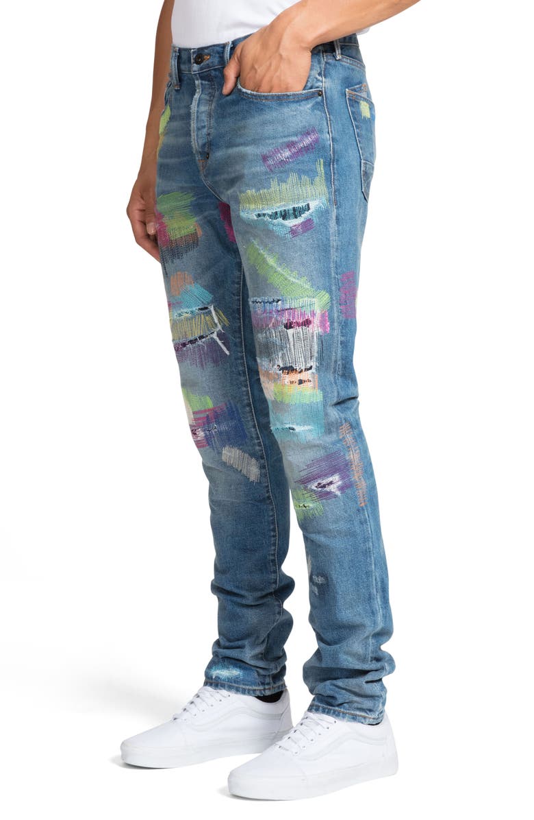 PRPS Le Sabre Rip & Repair Slim Fit Jeans | Nordstrom