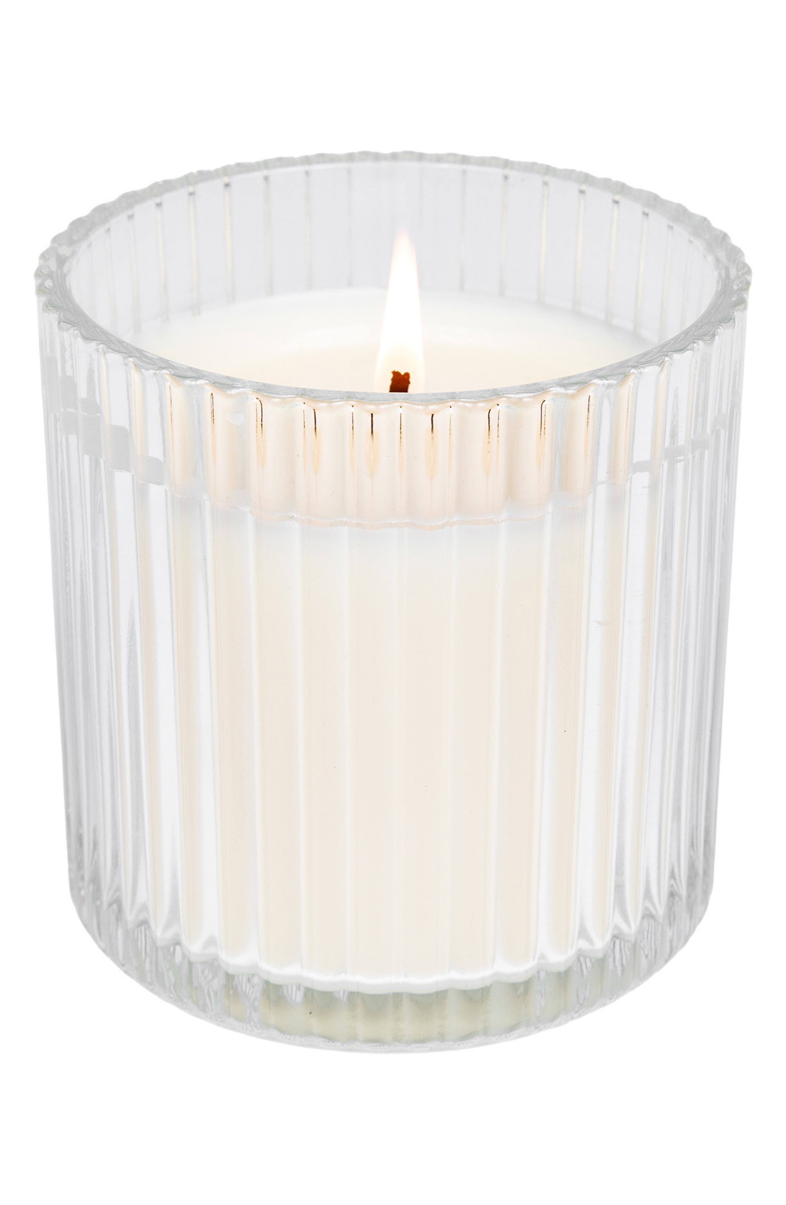 SWEET WATER DECOR Christmas Rib Glass Candle | Nordstromrack