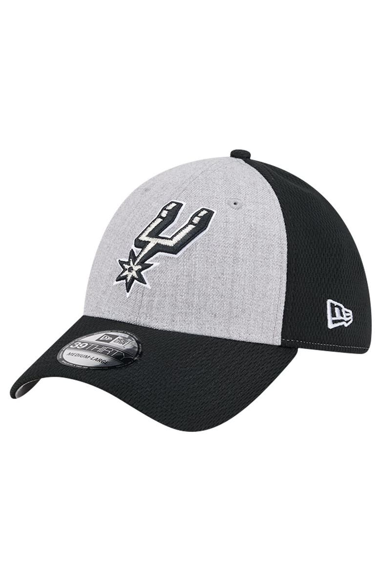 New Era Men's New Era Heather Gray/Black San Antonio Spurs Two-Tone ...