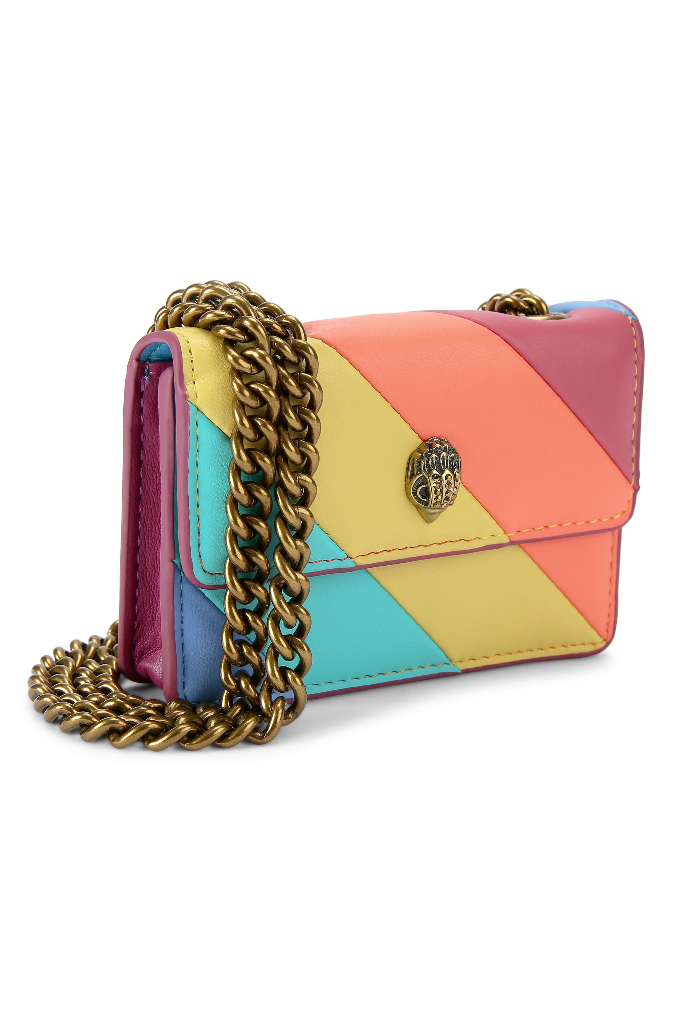 Kurt Geiger London Micro Kensington Convertible Faux Leather Crossbody ...