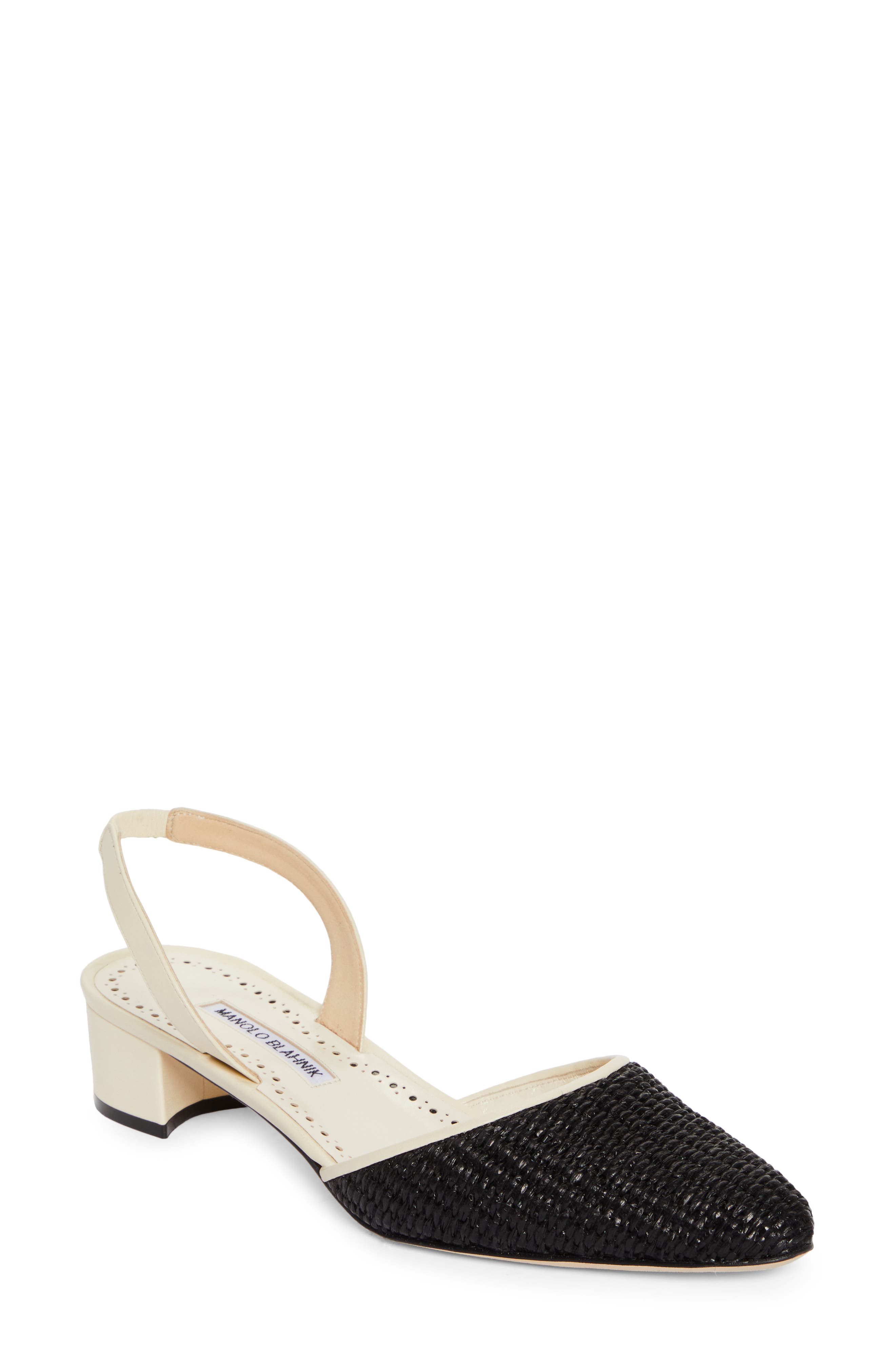Manolo Blahnik Raffro Slingback Pump (Women) | Nordstromrack