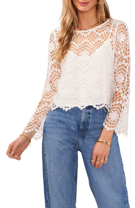 Women's Crochet Tops | Nordstrom