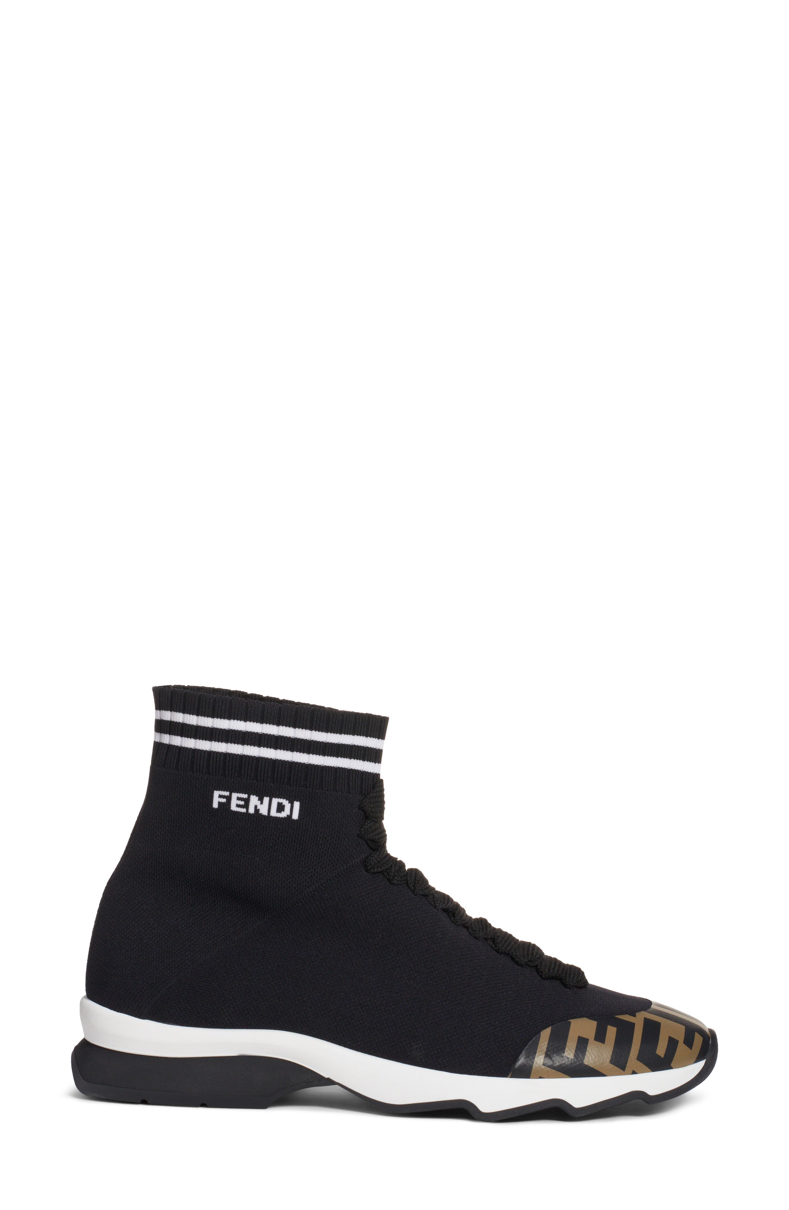 Fendi Rockotop Zucca Sock Sneaker (Women) | Nordstrom