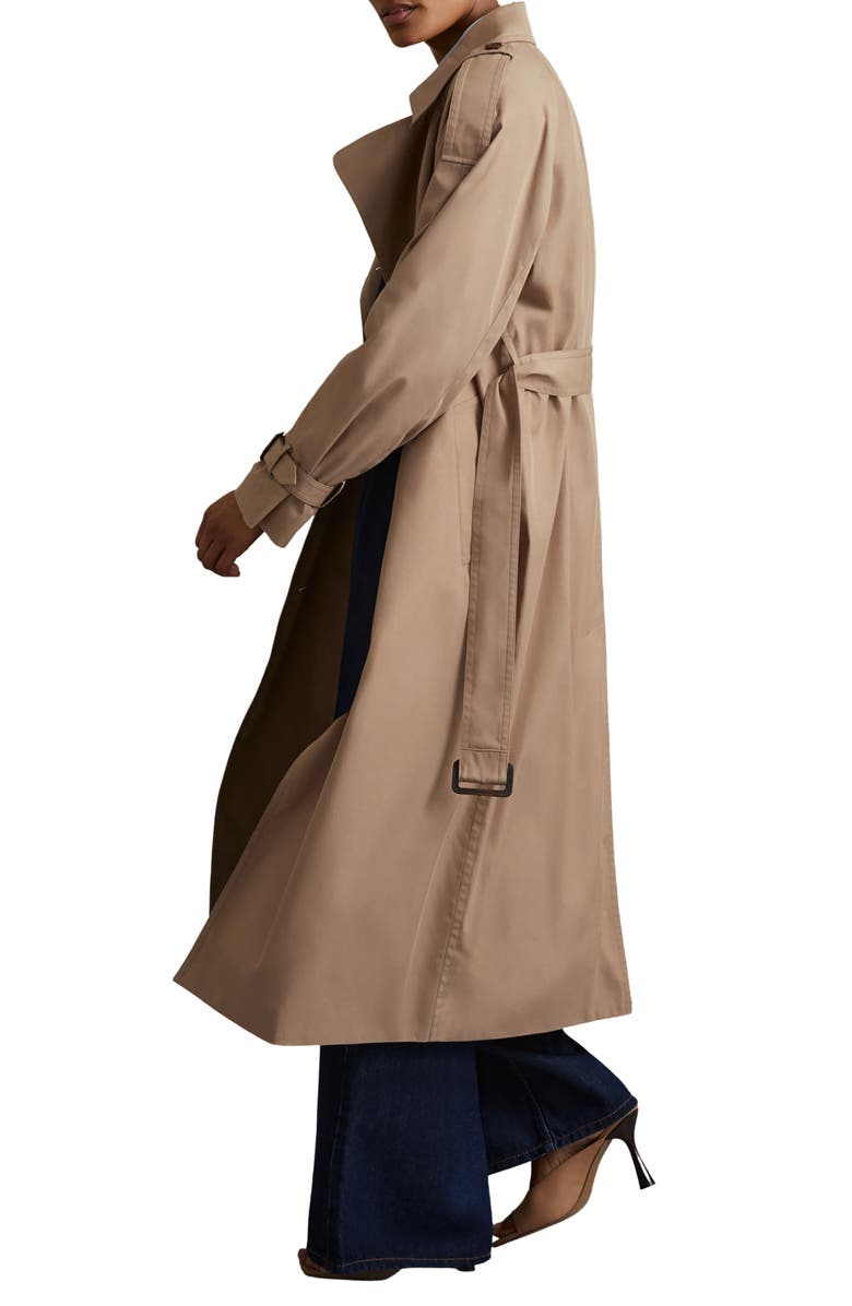Reiss Jenna Cotton Blend Trench Coat | Nordstromrack