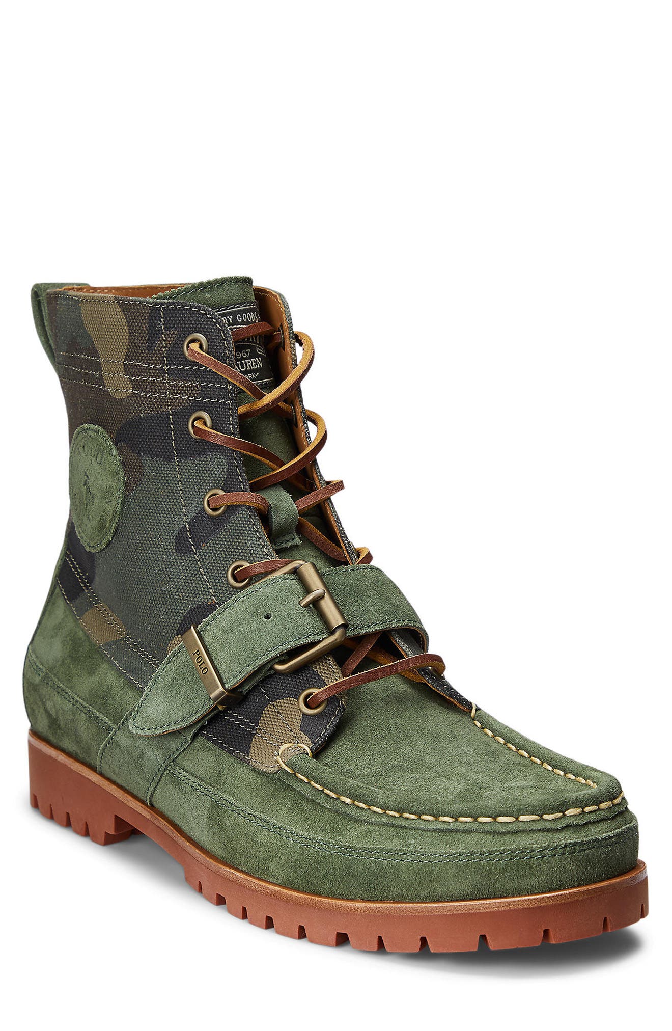 Polo Ralph Lauren Ranger Buckle Combat Boot (Men) | Nordstromrack