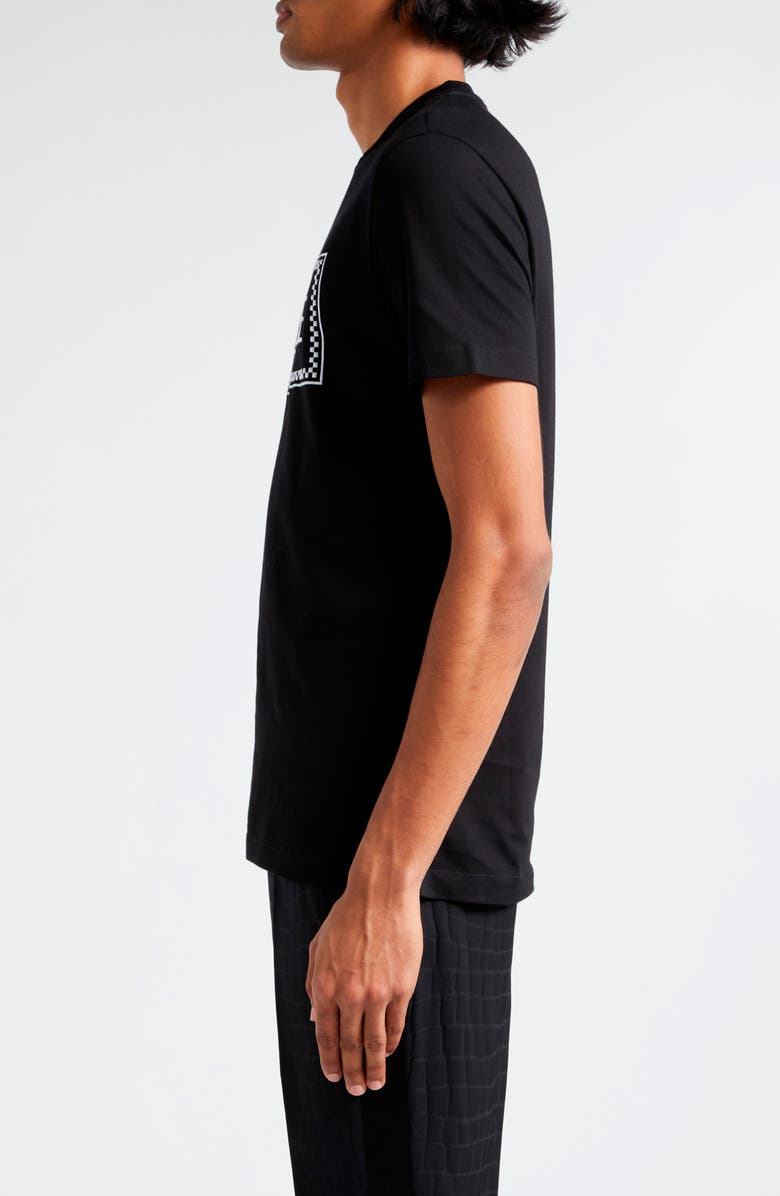 Versace Embroidered Logo Cotton Jersey T-Shirt | Nordstromrack