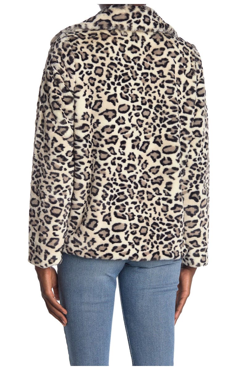 Love Token Maverick Leopard Print Faux Fur Coat | Nordstromrack