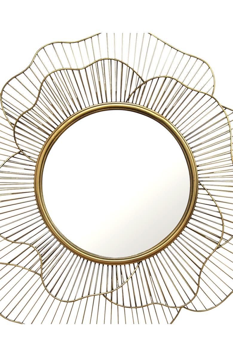 STRATTON HOME DECOR Gold Stella Wall Mirror | Nordstromrack