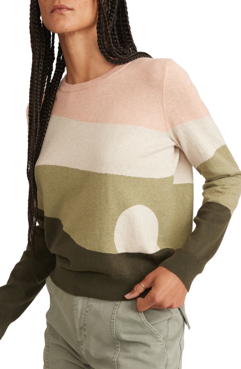 Marine Layer Sunset Stripe Cotton Sweater | Nordstromrack