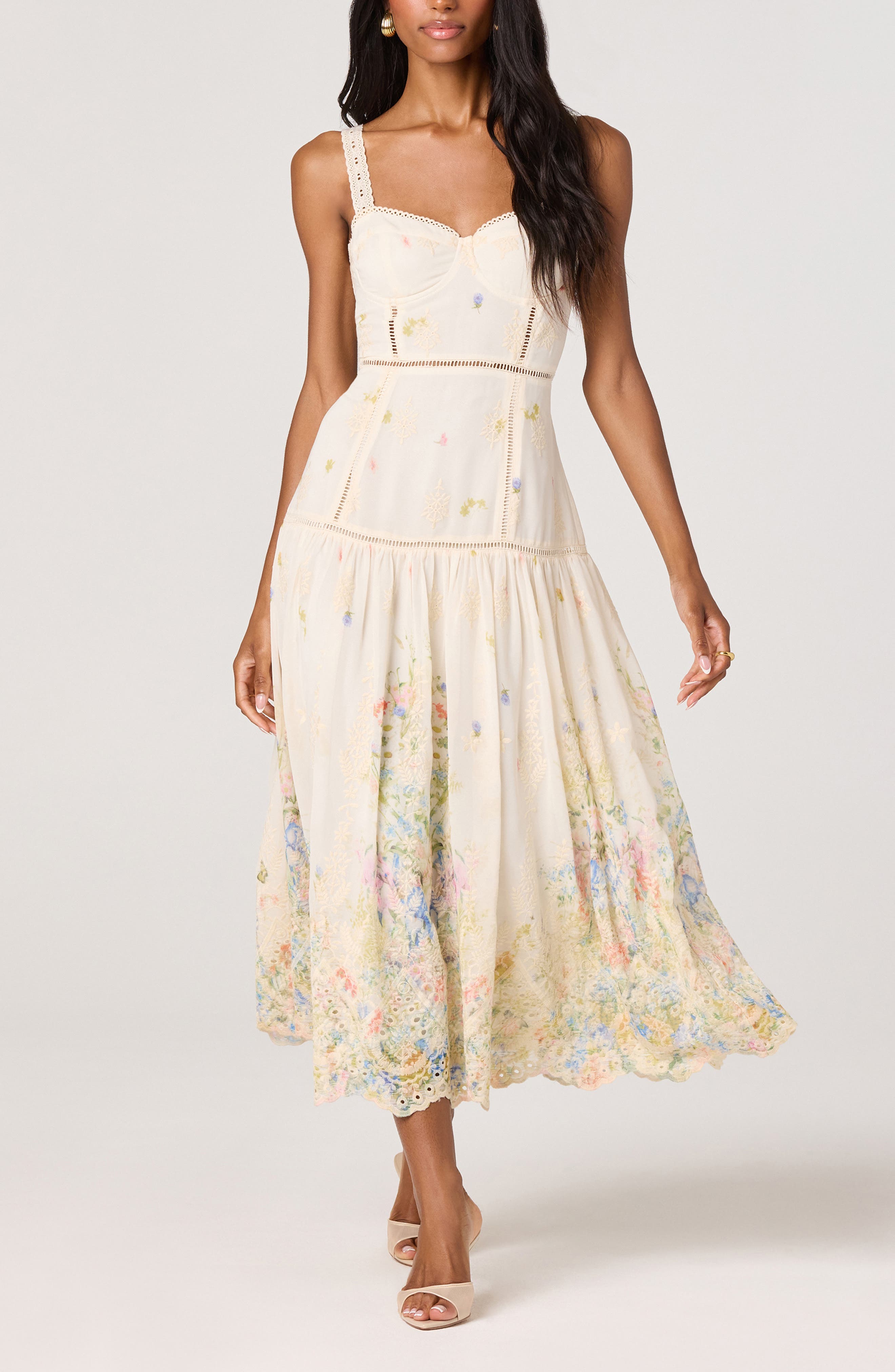 ASTR the Label Pellagia Eyelet Maxi Dress | Nordstrom