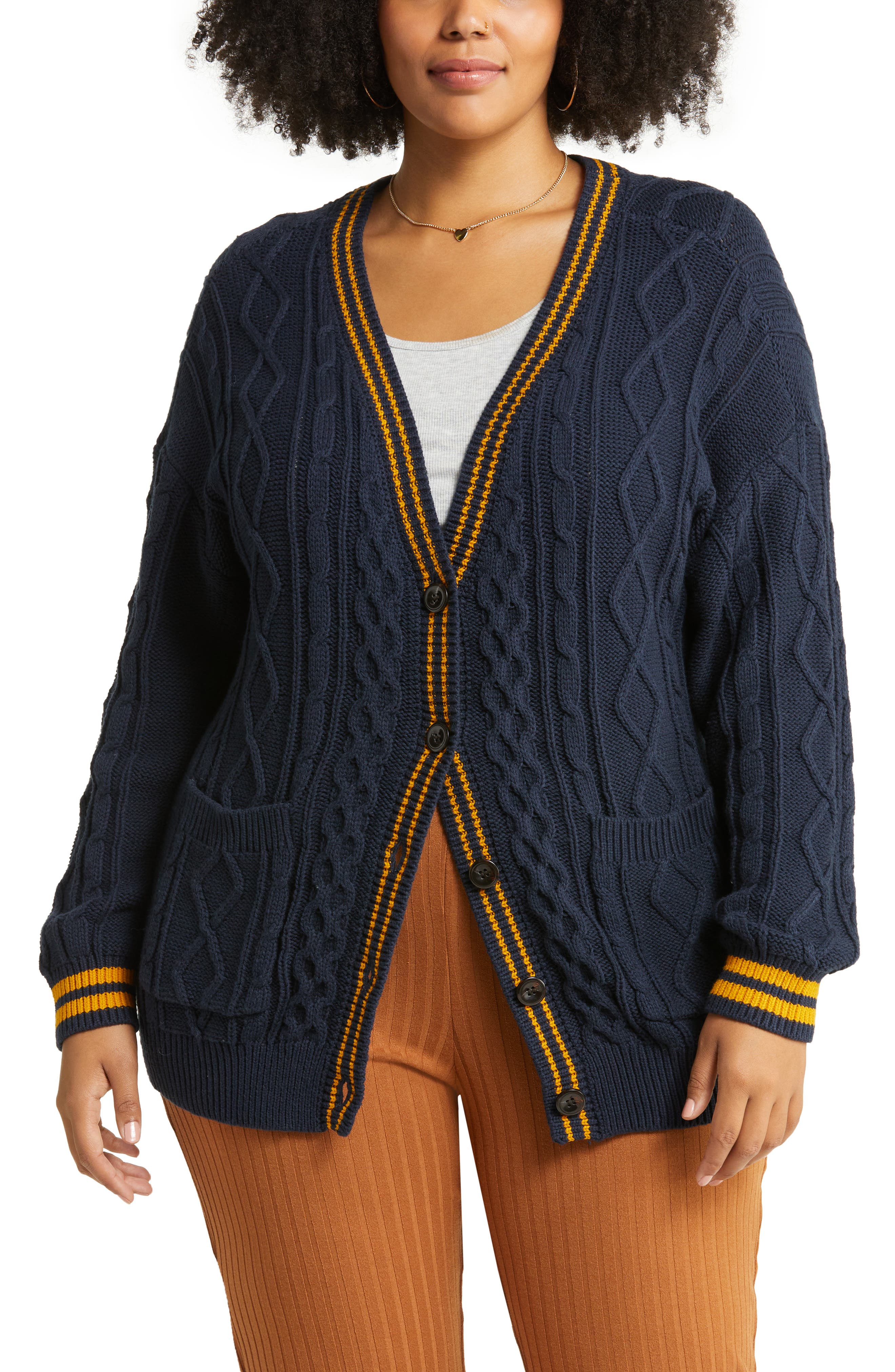BP. Oversize Cable Cardigan | Nordstromrack