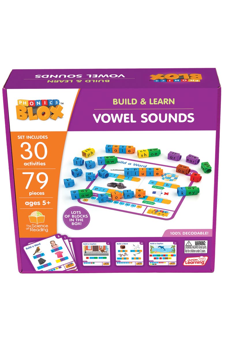 Junior Learning Rainbow Phonics Blox Vowel Sounds | Nordstrom