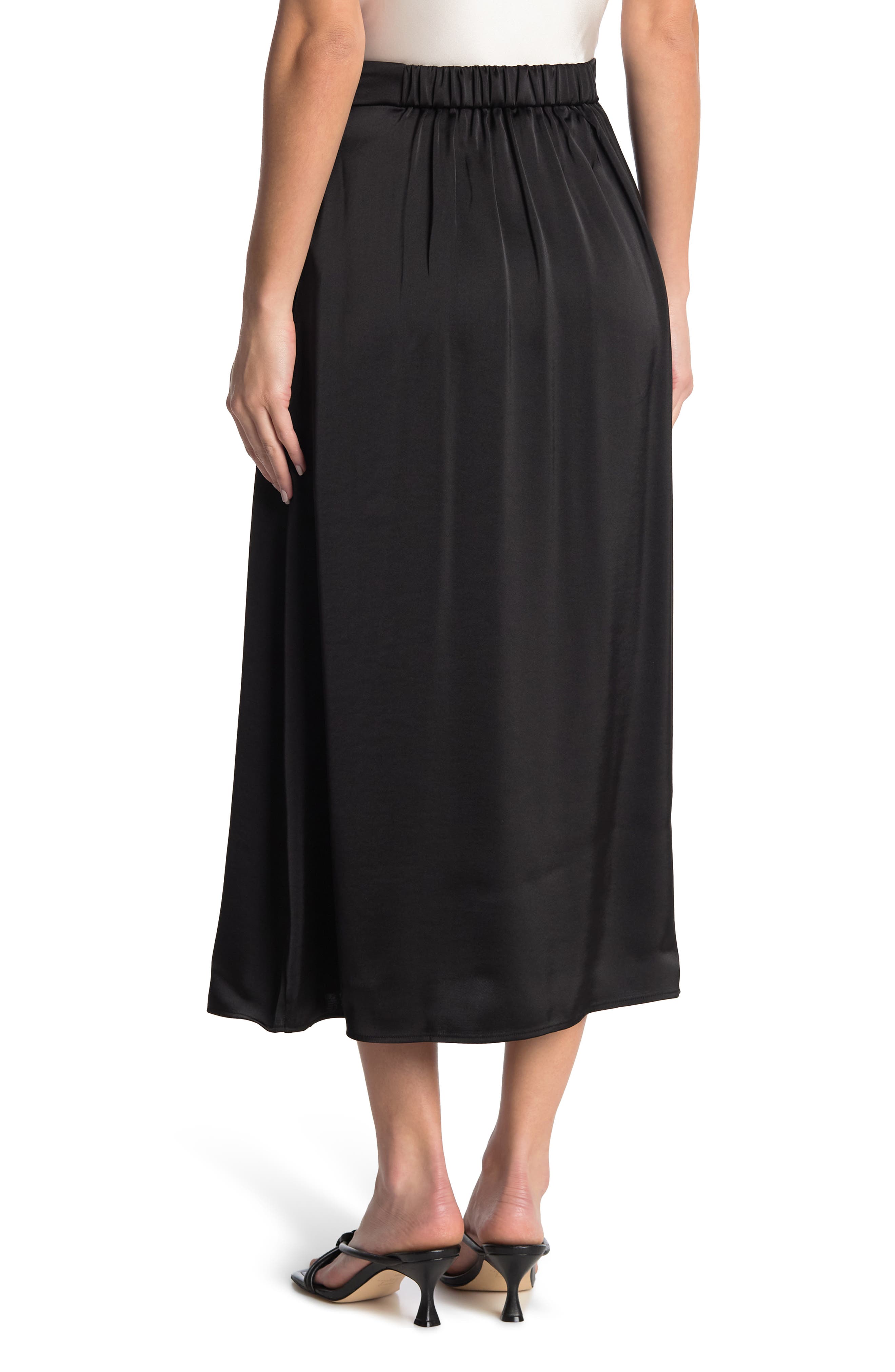 Samsøe Samsøe SAMSOE AND SAMSOE Jetta Satin Midi Skirt | Nordstromrack