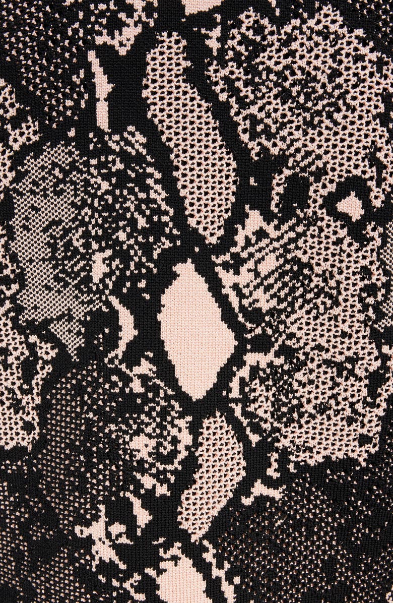 Balmain Python Jacquard Sweater Jacket | Nordstrom