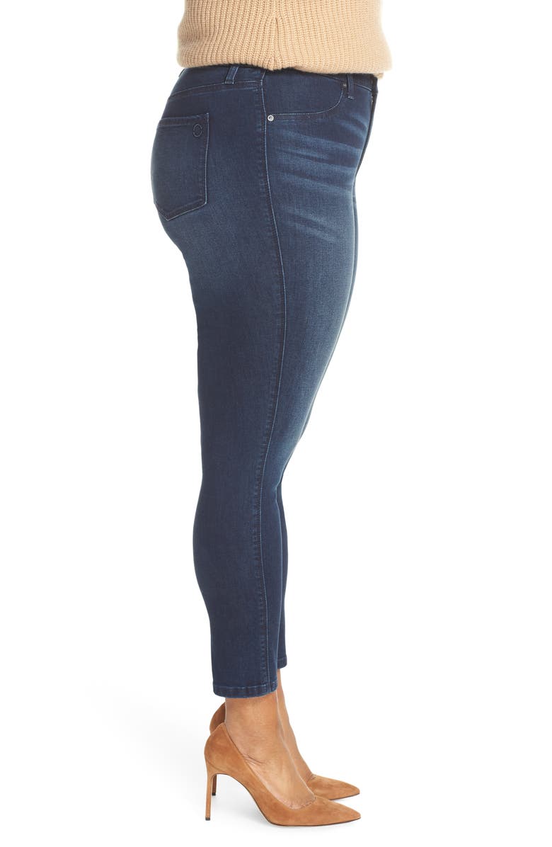 MAXSTUDIO Indigo Perfect Vintage Double Button No Gap High Rise Ankle ...