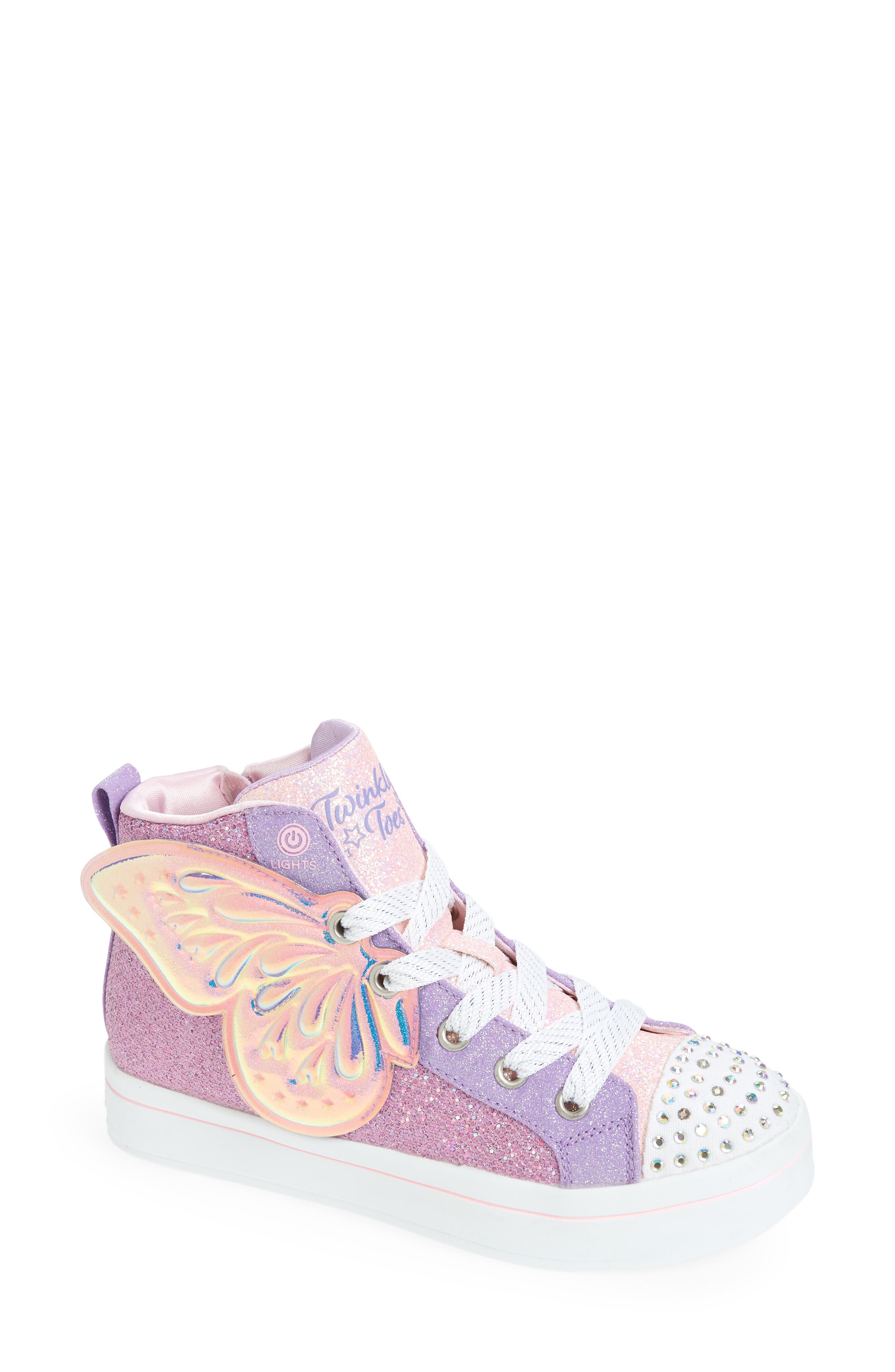 SKECHERS Twinkle Toes® Twi-Lites 2.0 Butterfly Wishes Light-Up High Top ...
