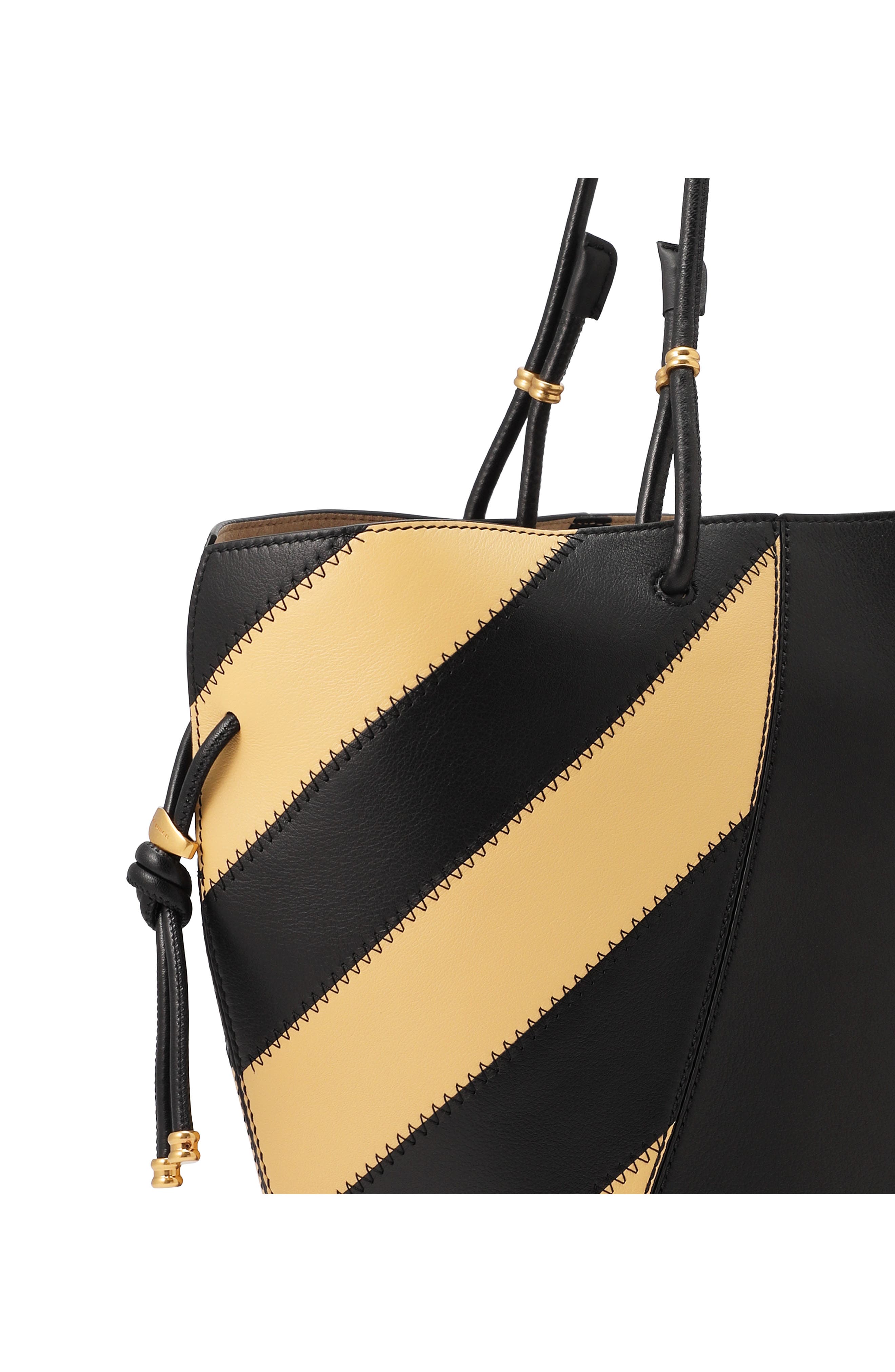 Tory Burch Spaghetti Strap Stripe Leather Tote | Nordstromrack