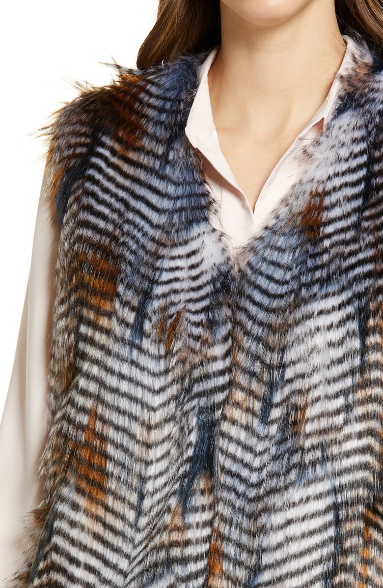 Via Spiga Faux Fur Vest | Nordstromrack