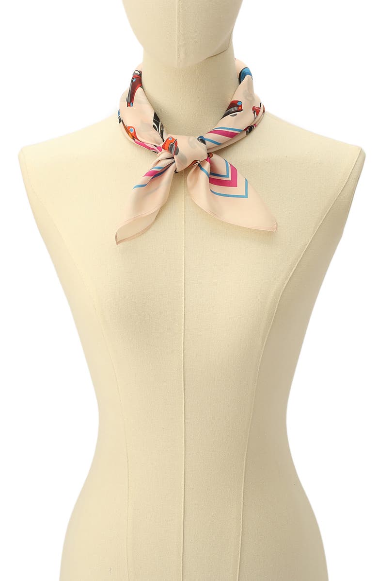 Kate Spade New York cars silk square scarf | Nordstrom